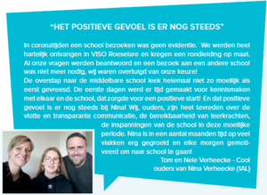 Op één lijn met ouders – NOVA campus VISO